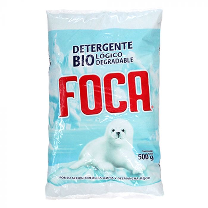 Detergente Foca 500g (Caja con 20 bolsas de 500g c/u) – iq shop mx