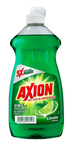 Detergente líquido Axión 400ml (Caja con 12 botes de 400ml c/u) – iq ...